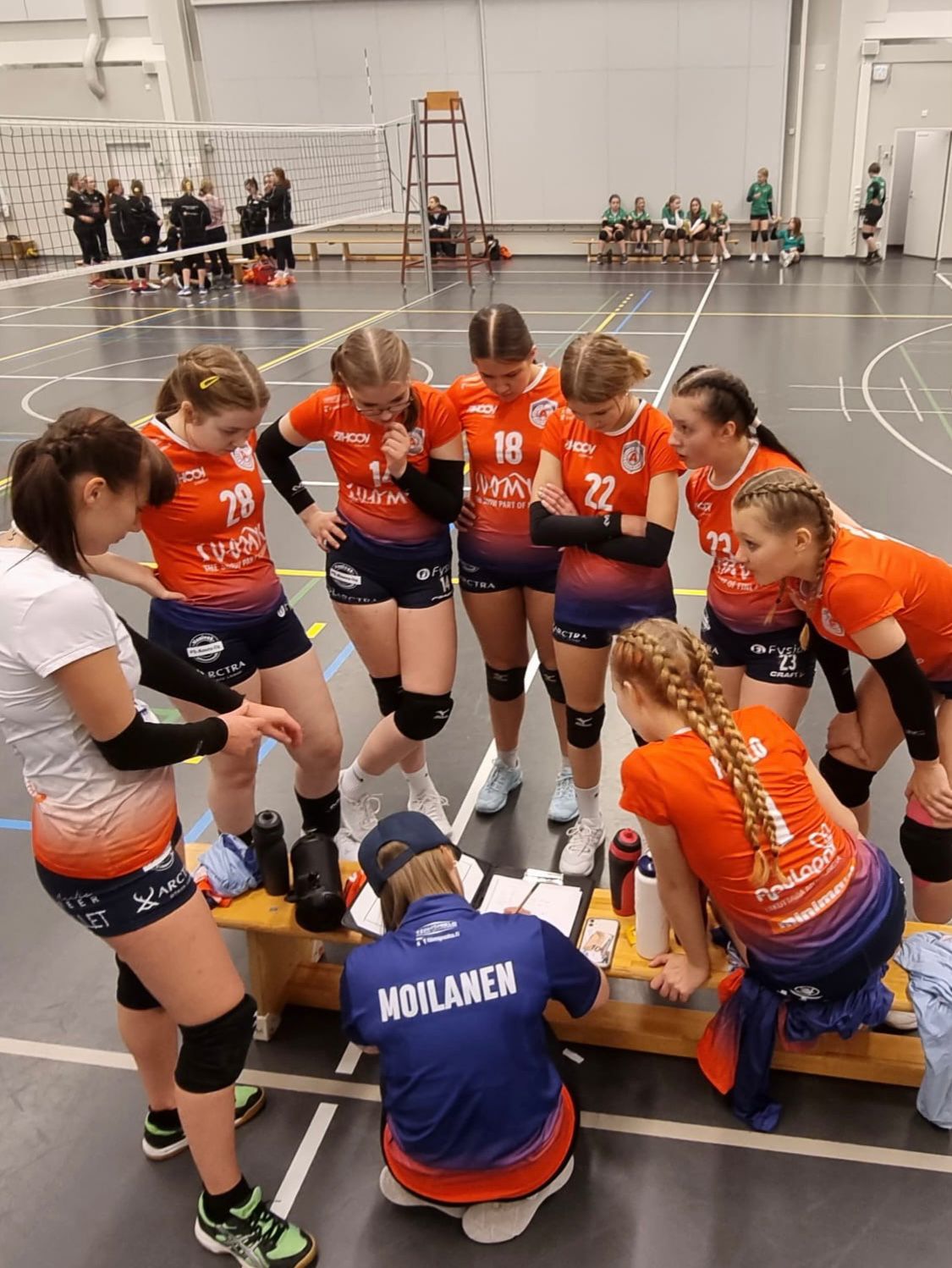 C-tytöt tappiottomina vieraspelireissuilla | Arctic Volley